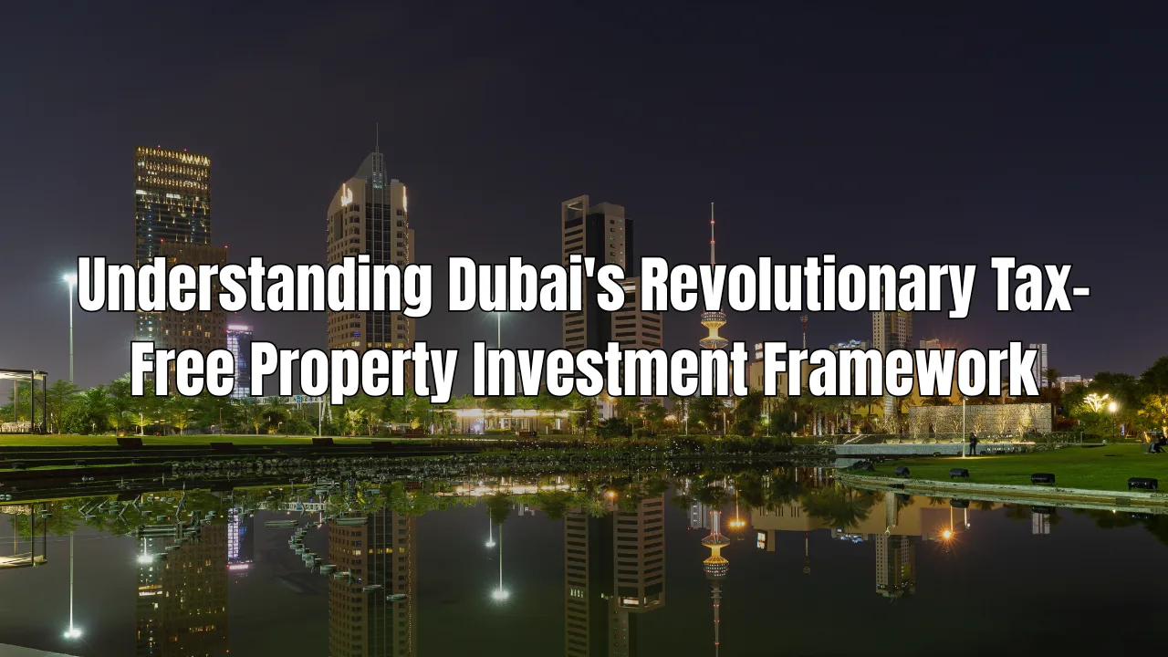 Dubai Property Tax Guide: No Income & Capital Gains Tax